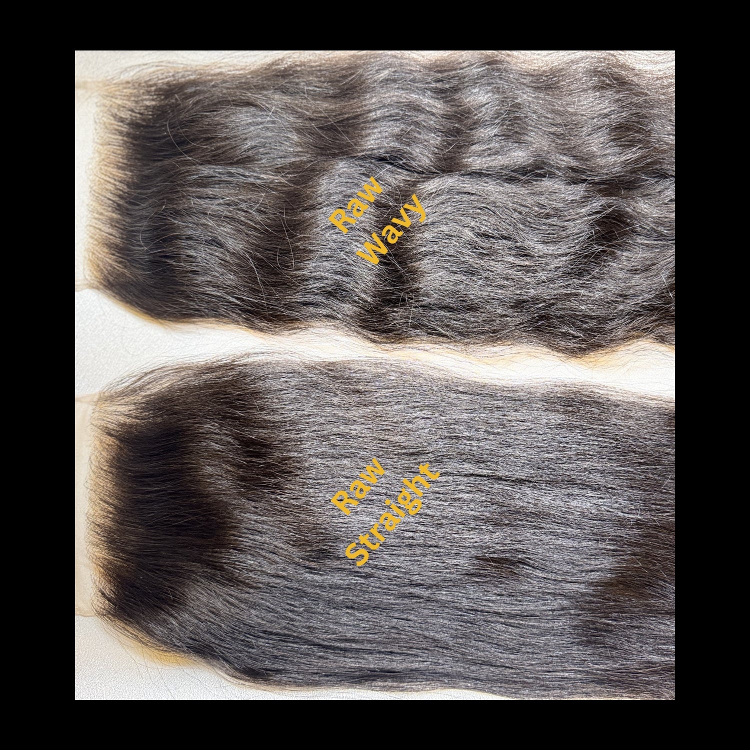 Raw Cambodian Human Hair Closure Pieces